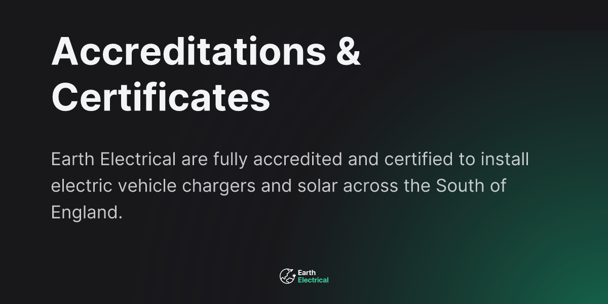 Accreditations & Certificates | Earth Electrical