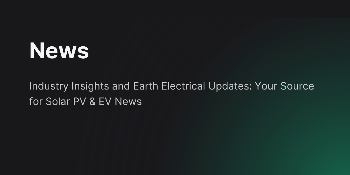 News | Earth Electrical